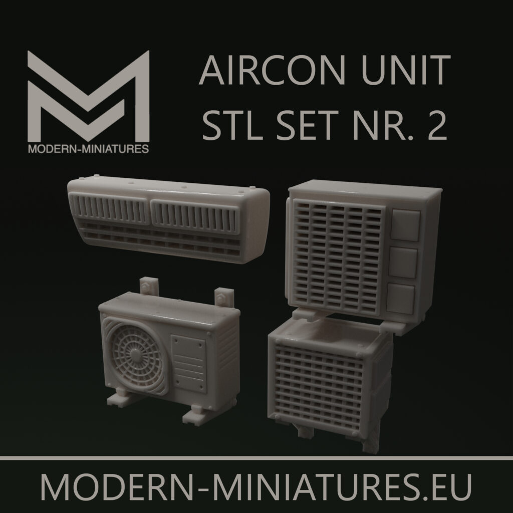Aircon Units set 2 / AC units – modern-miniatures.eu