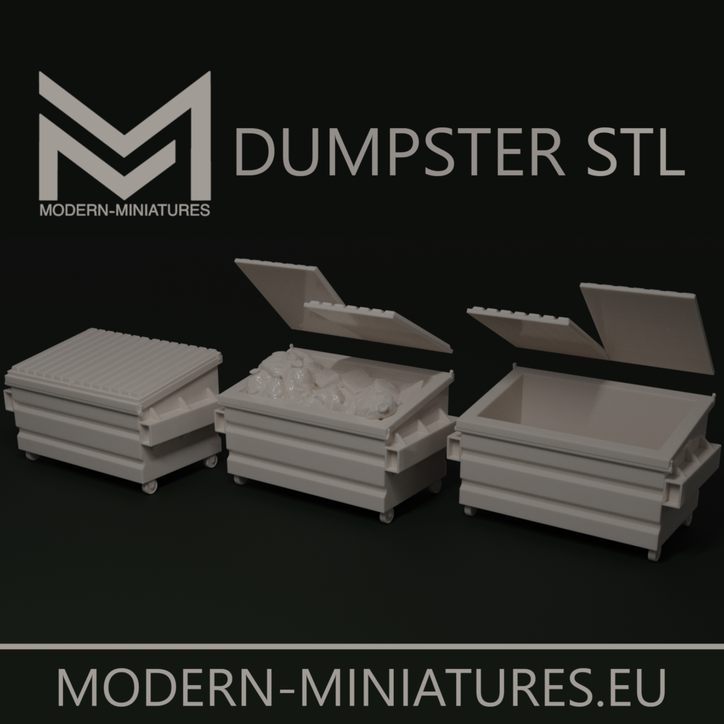 Dumpster Set – modern-miniatures.eu