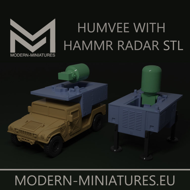 Humvee with HAMMR Radar – modern-miniatures.eu