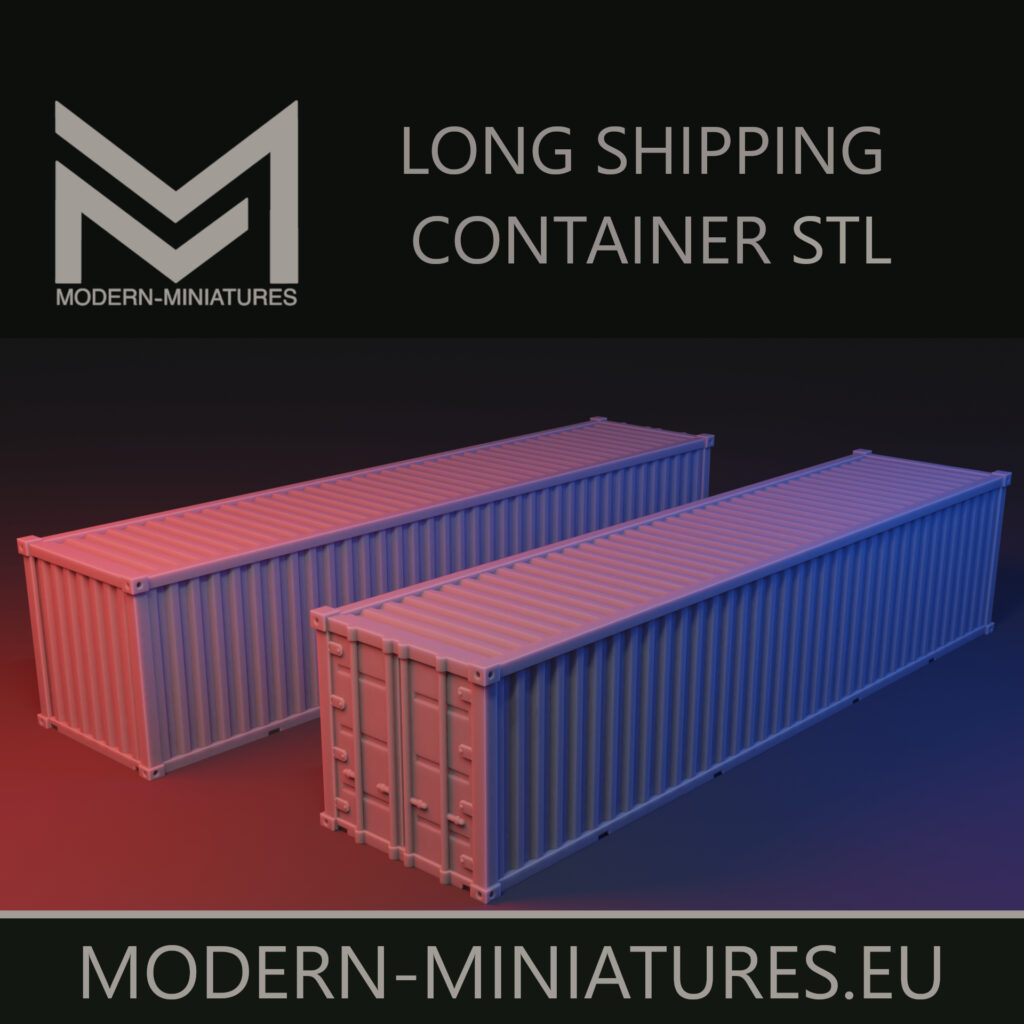 Long Shipping Container – modern-miniatures.eu