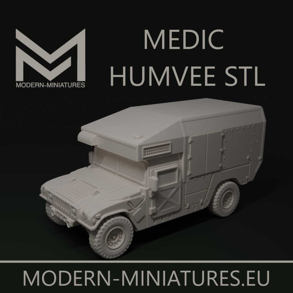 Medic Humvee 28mm Ambulance – modern-miniatures.eu