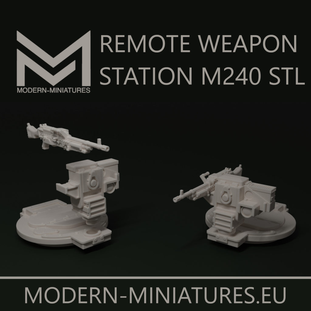 M240 RWS remote weapon station – modern-miniatures.eu