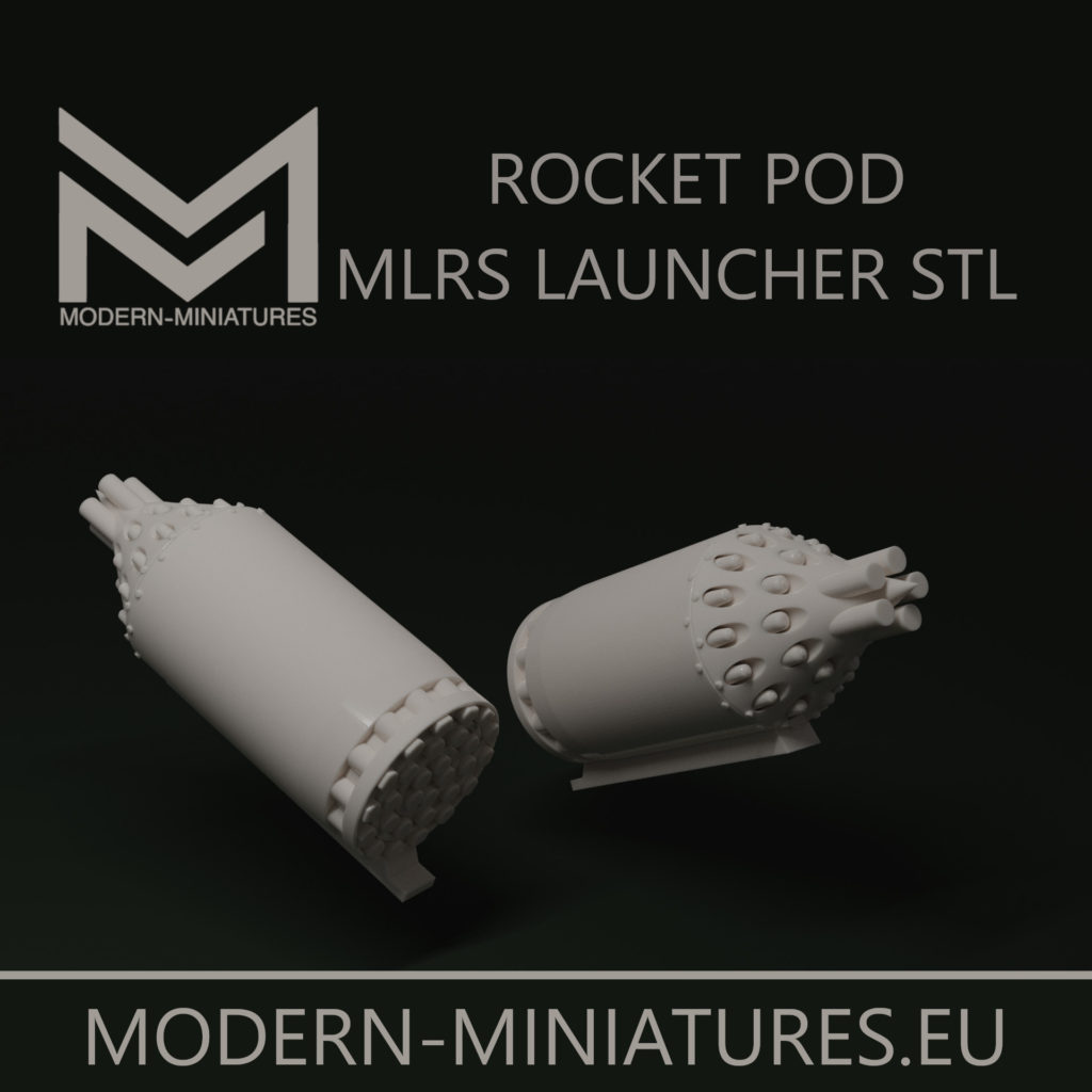 Rocket Pod MLRS Launcher – modern-miniatures.eu