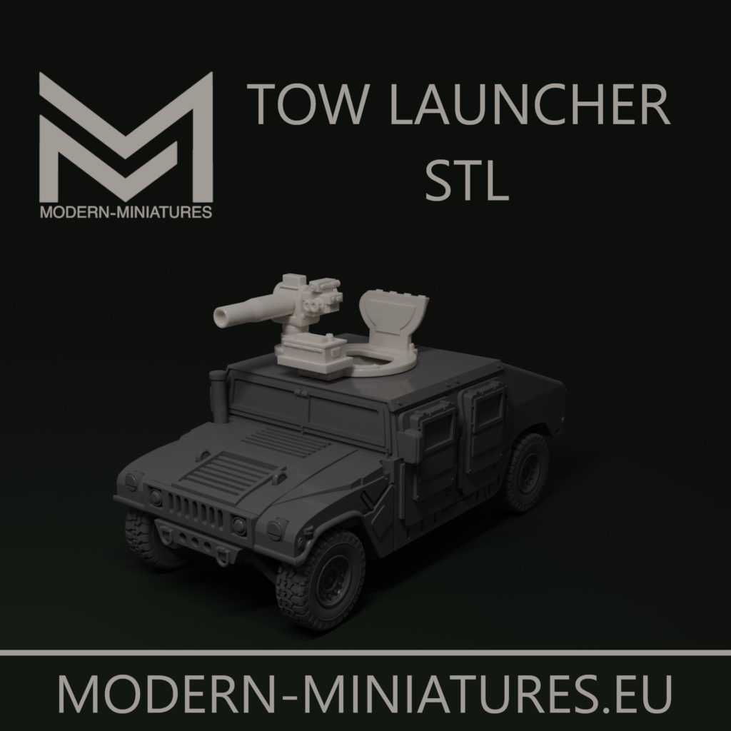 TOW launcher vehicle turret – modern-miniatures.eu